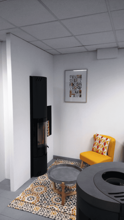 Poêle à bois Lotus : Modèle PRESTIGE INTEGRA - Les Experts Chaleur Bois